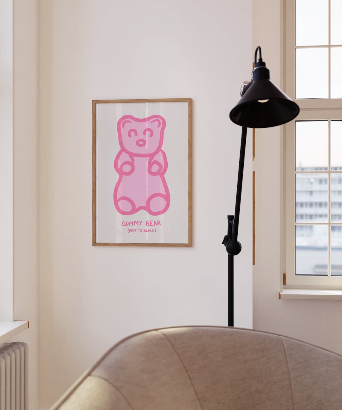 Gummy Bear Poster Pastel Wall Art Cute Candy Decor Pink - Etsy