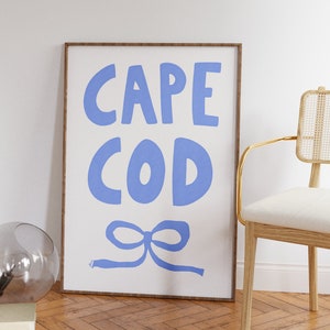 Cape Cod Print, Beachy Wall Art, Coastal Granddaughter, Coastal Cowgirl ...