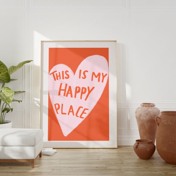 Happy Place Art - Etsy