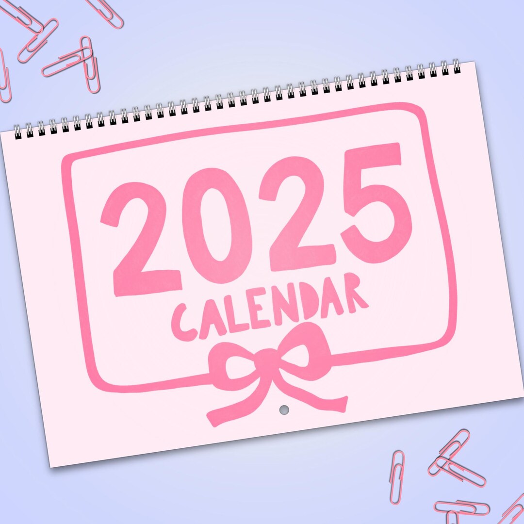 2025 Pastel Calendar - Positive Quotes Wall Calendar, Dorm Room Decor ...
