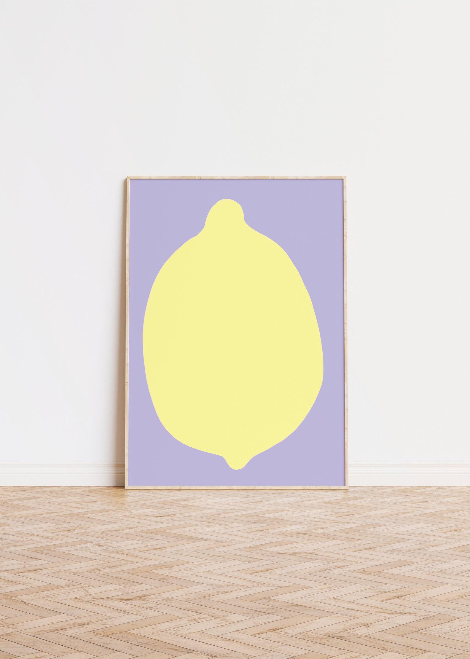 Lemon Poster, Danish Pastel Decor, Scandi Style, Pastel Kitchen Prints ...
