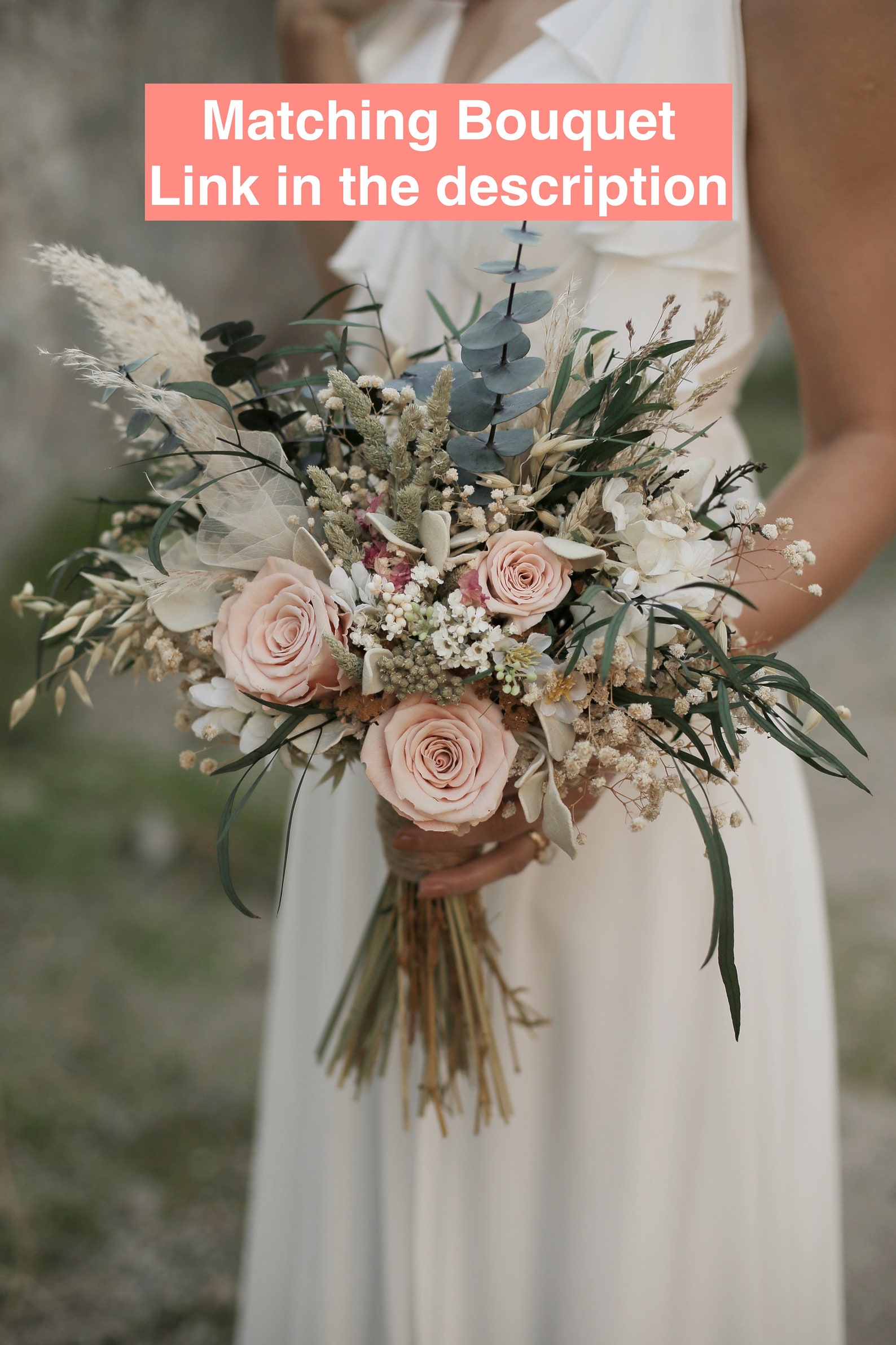 Blush Pink Table Flower: Boho Wedding Decor - Etsy