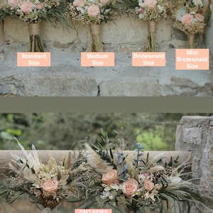 Blush Pink Table Flower: Boho Wedding Decor - Etsy