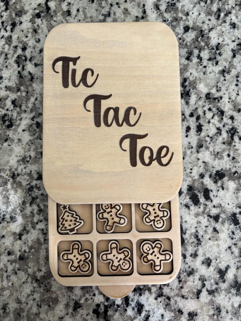 Tic Tac Toe Svg, Games Svg, Laser Ready File, Christmas Gifts - Etsy Canada