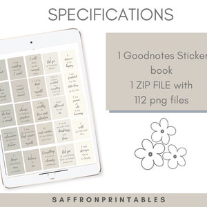 Digital Positive Affirmation Stickers for Digital Planners | Goodnotes ...