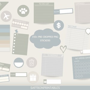 Budget Digital Stickers | Finance Goodnotes Stickers | Digital Finance ...