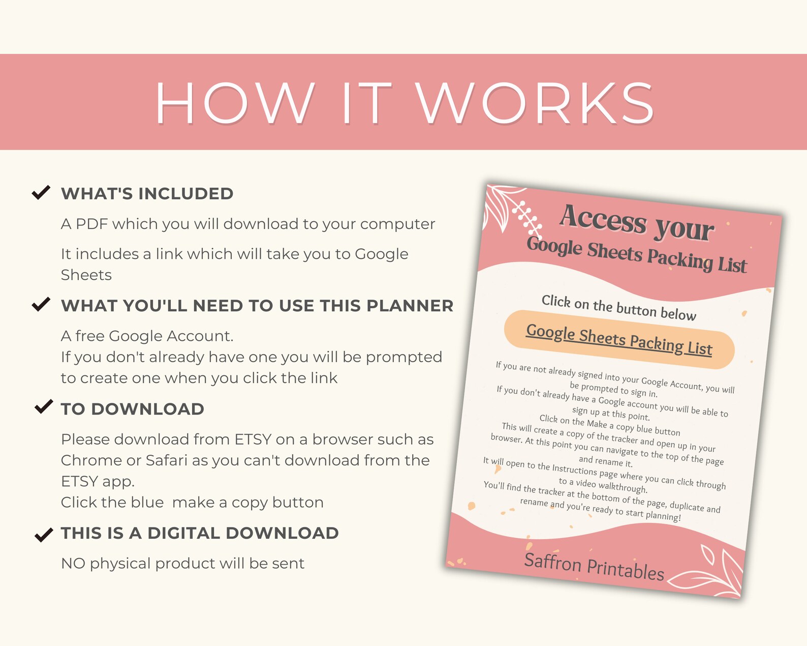 Travel Packing List for Google Sheets in Rainbow Colors. Editable ...