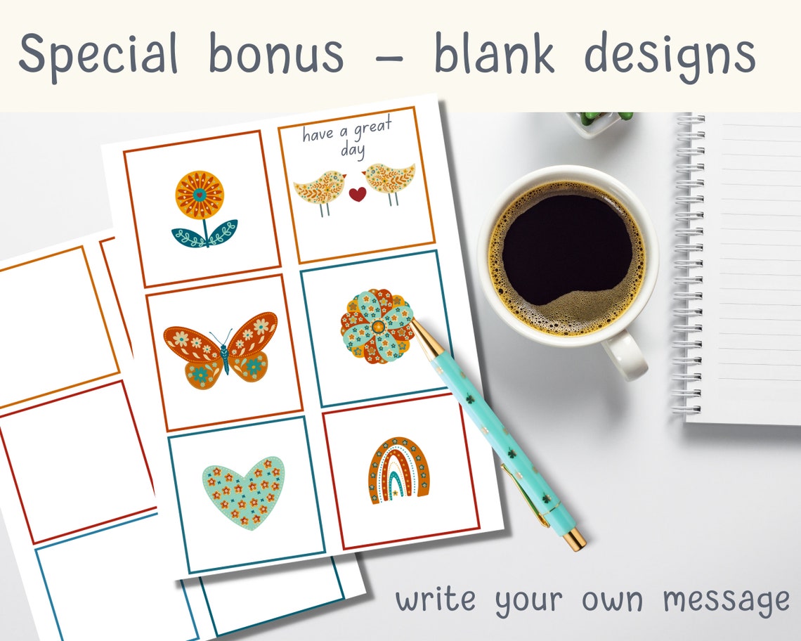 Lunch Box Notes for Kids Printable Positive Affirmations for - Etsy