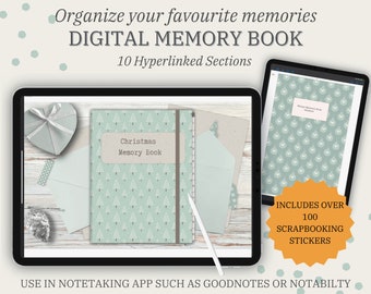 Digital Memory Book in BOHO Neutral Colors With 0ver 100 Scrapbooking ...
