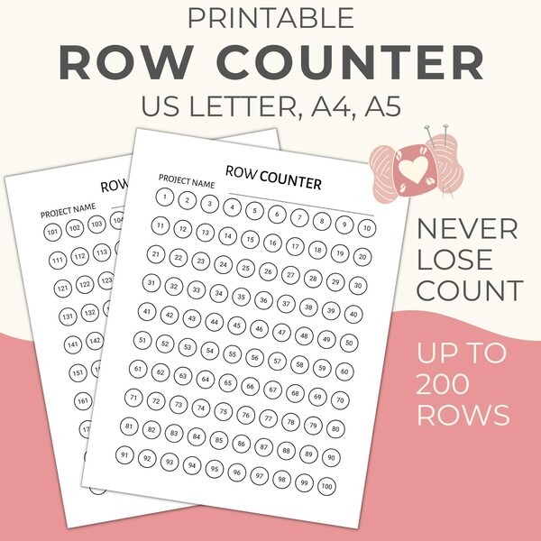 Row Counter - Etsy UK