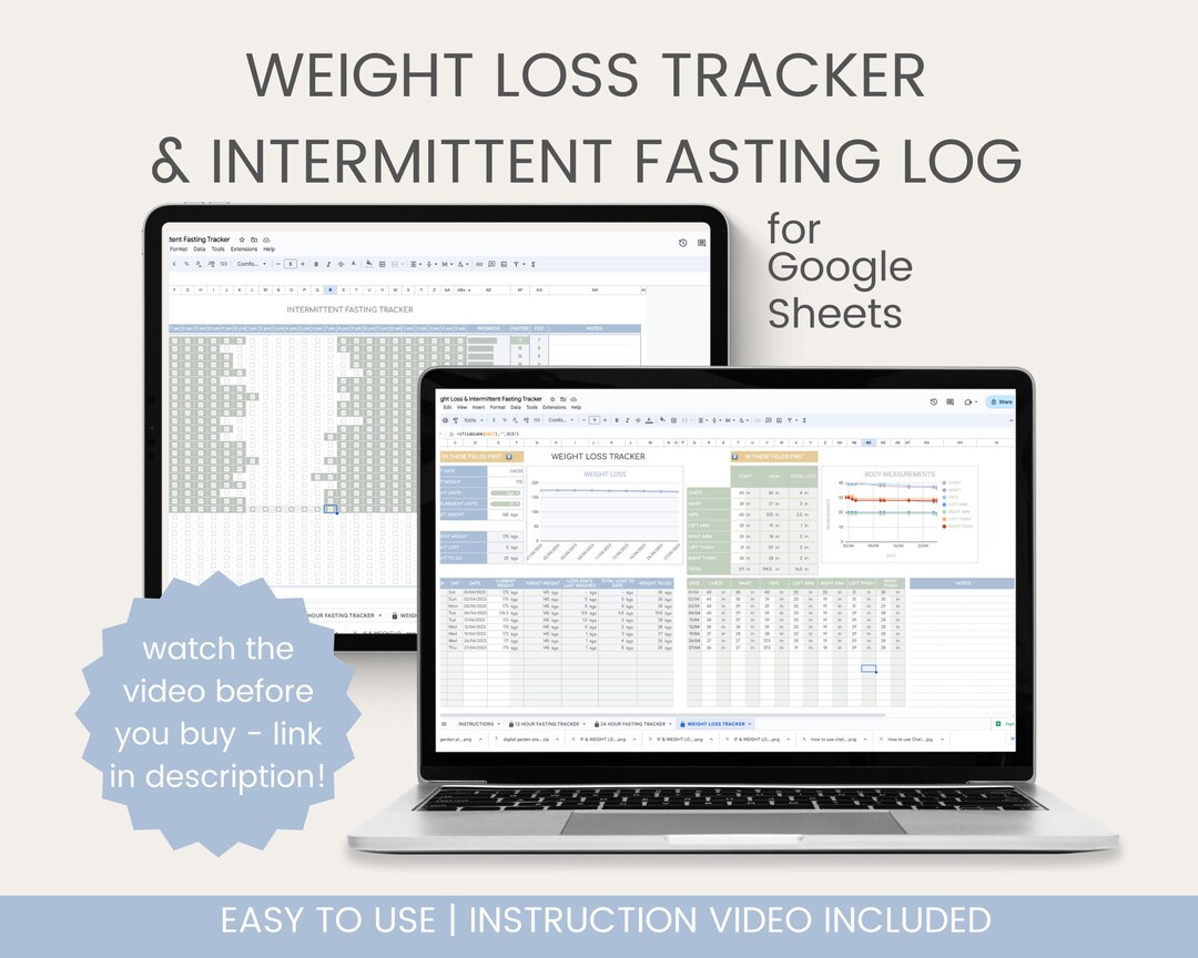 Weight Loss Tracker: Intermittent Fasting & Body Measurement Google ...