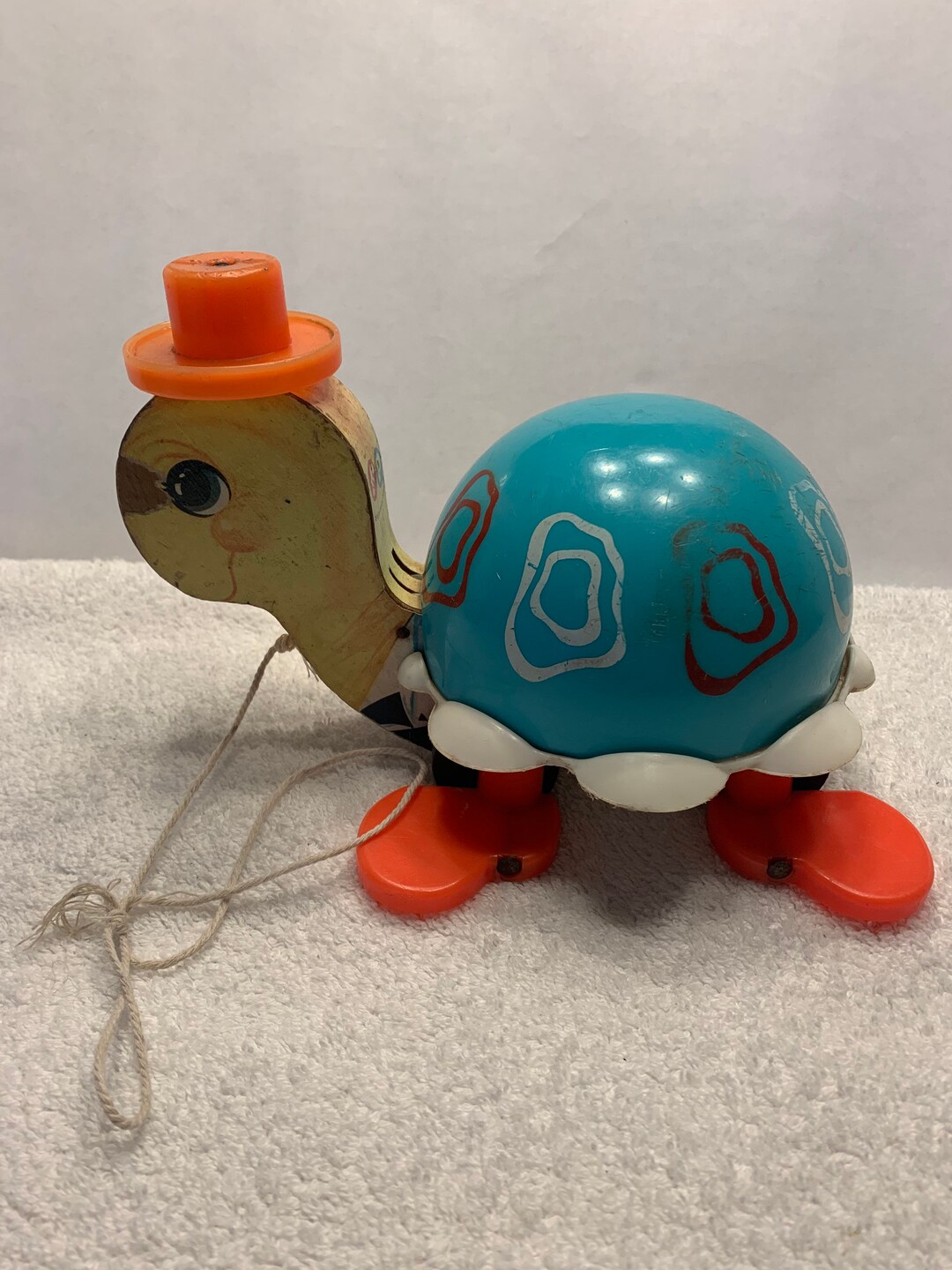 Fisher Price #773 Tip Toe Turtle With Bell - Etsy