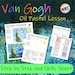 Van Gogh Starry Night - Oil Pastel Art Lesson - Guided Step by Step ...