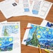 Van Gogh Starry Night - Oil Pastel Art Lesson - Guided Step by Step ...