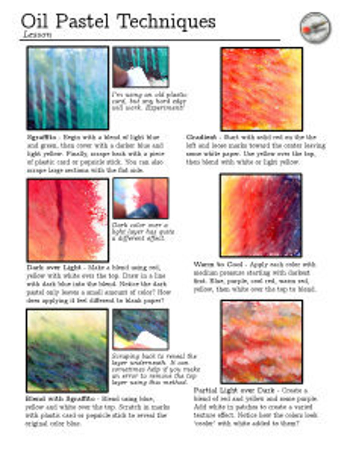 Impressionist Oil Pastel Art Lesson Monet Haystacks - Etsy