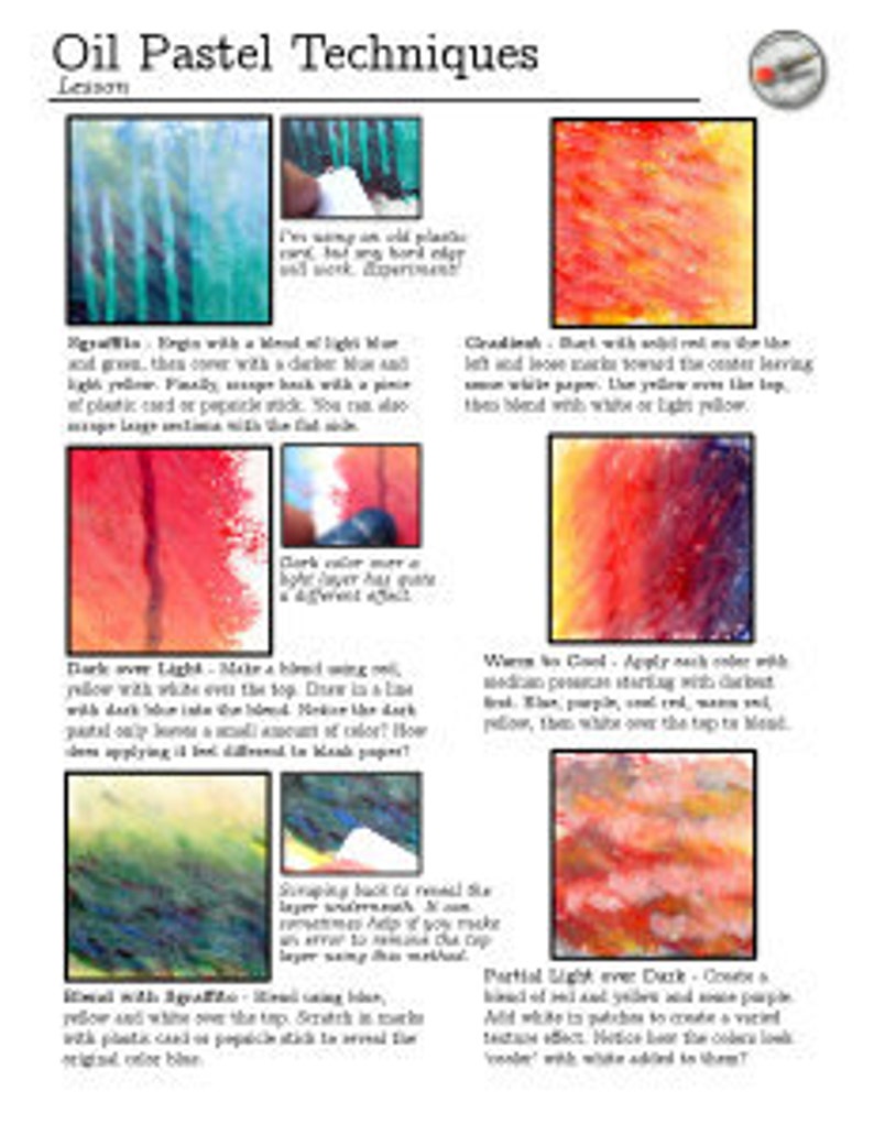 Impressionist Oil Pastel Art Lesson Monet Haystacks - Etsy