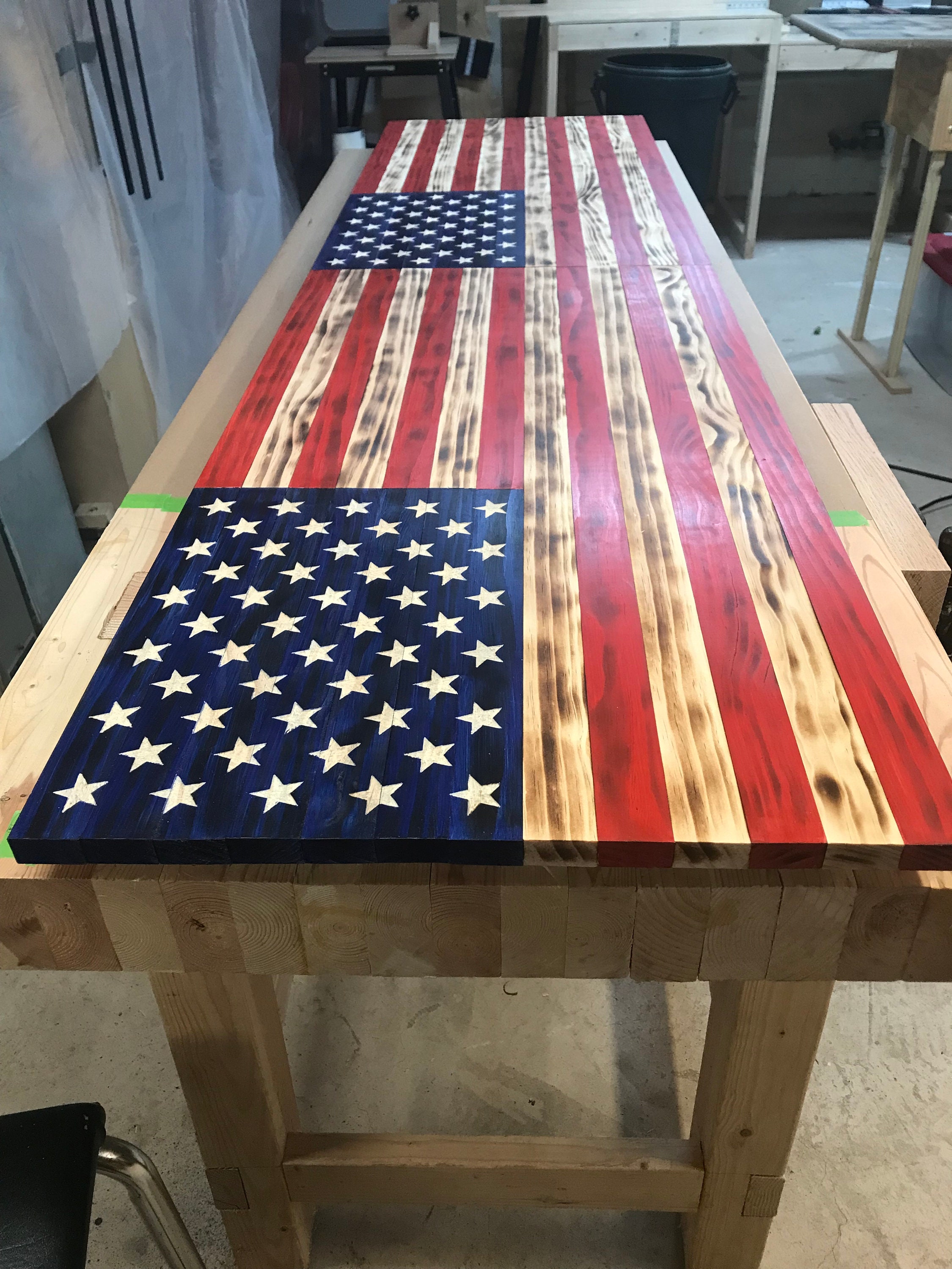 Patriotic Thin Blue Line Flag - Etsy