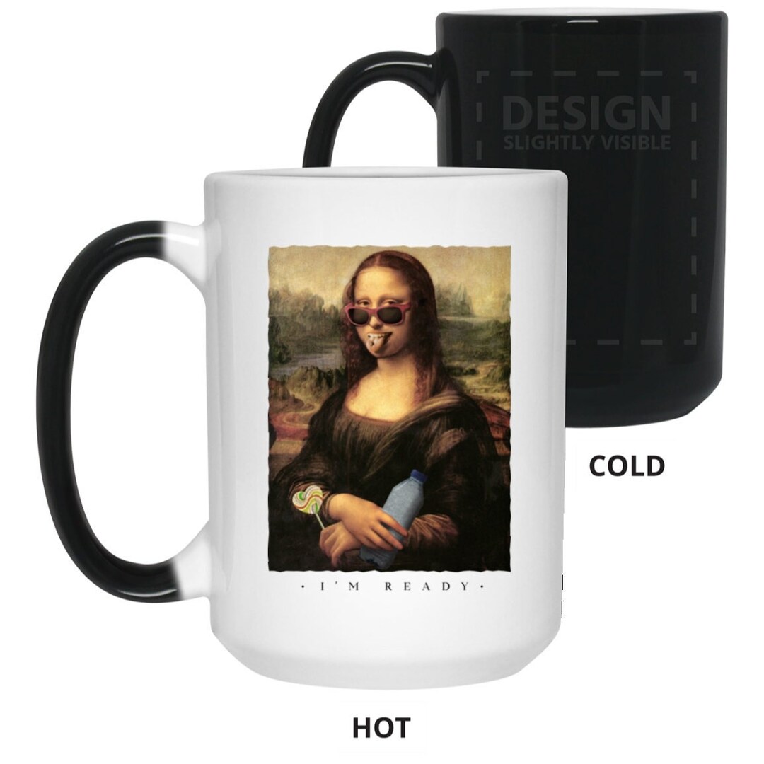 Mona Lisa Leonardo Da Vinci Color Changing Mug, Mona Lisa Party Coffee ...