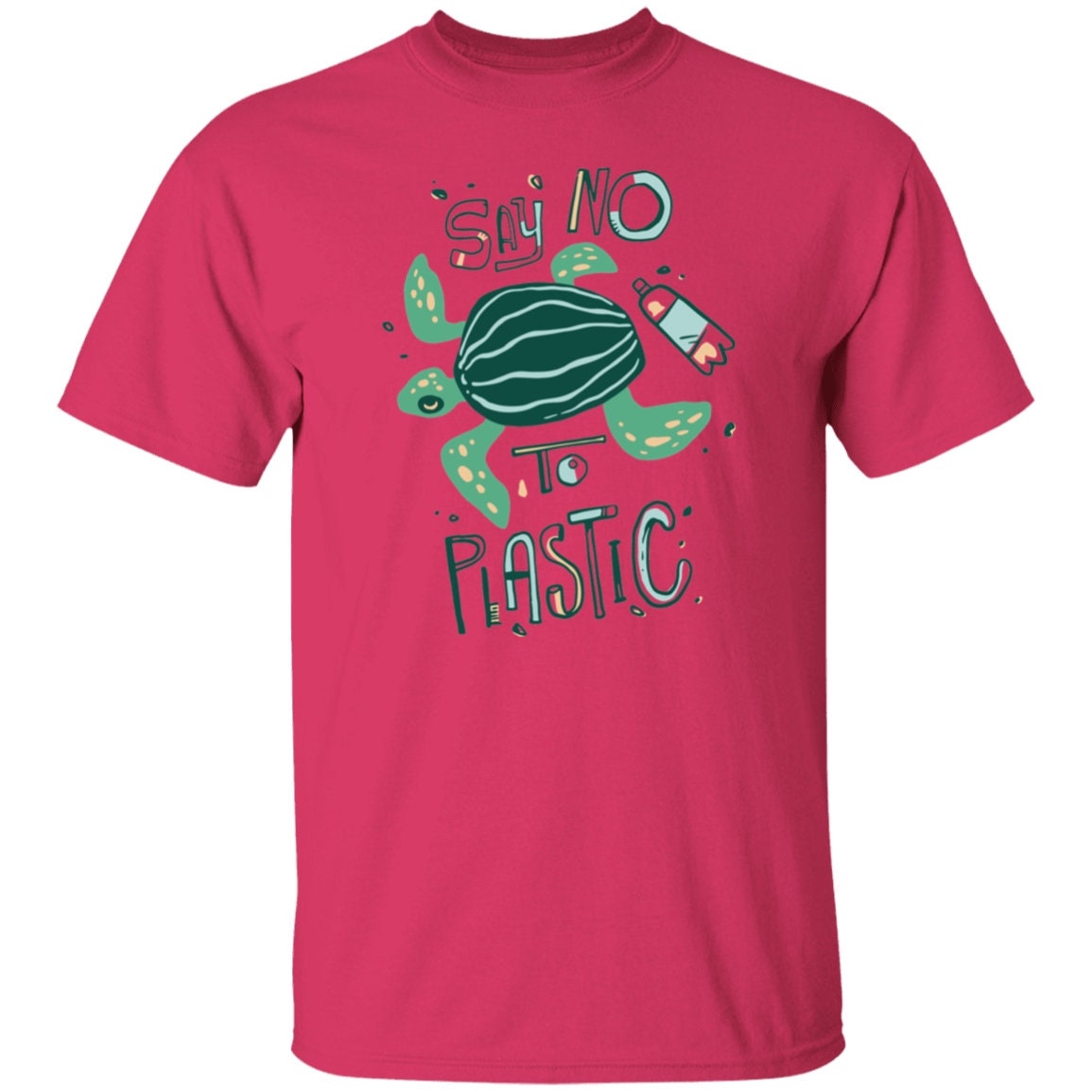 Say No to Plastic Shirt, Global Warming Shirt, Earth Day T-shirt, Save ...