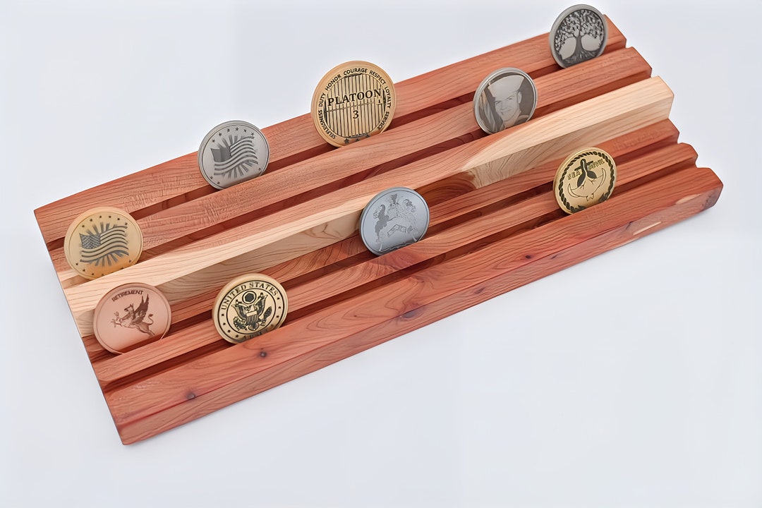 Challenge Coin Display Holder: Firefighter, First Responder ...