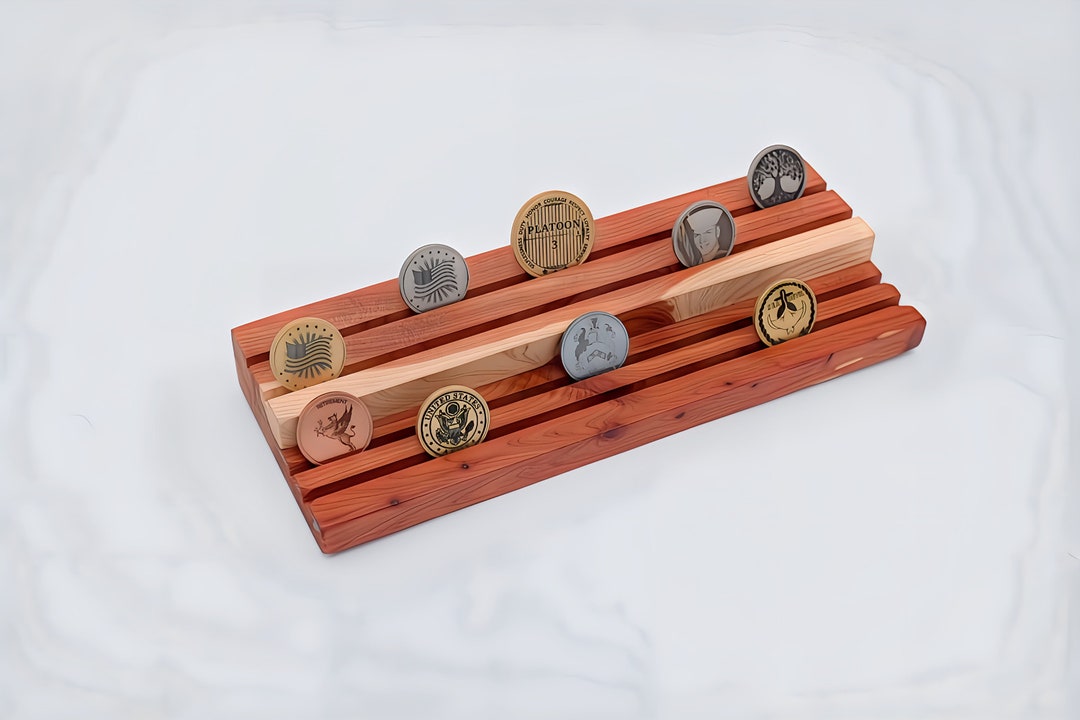 Military Challenge Coin Display Holder: Firefighter, First Responder ...