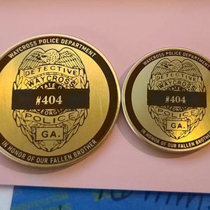 Laser Engraved Coin, Personalized Coin, Custom Coin, Retirement Gift ...