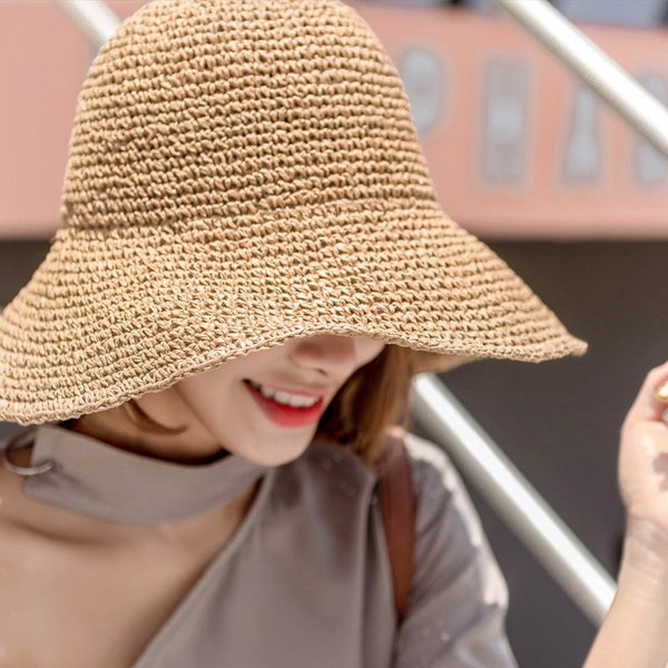 Woven Straw Hat - Etsy