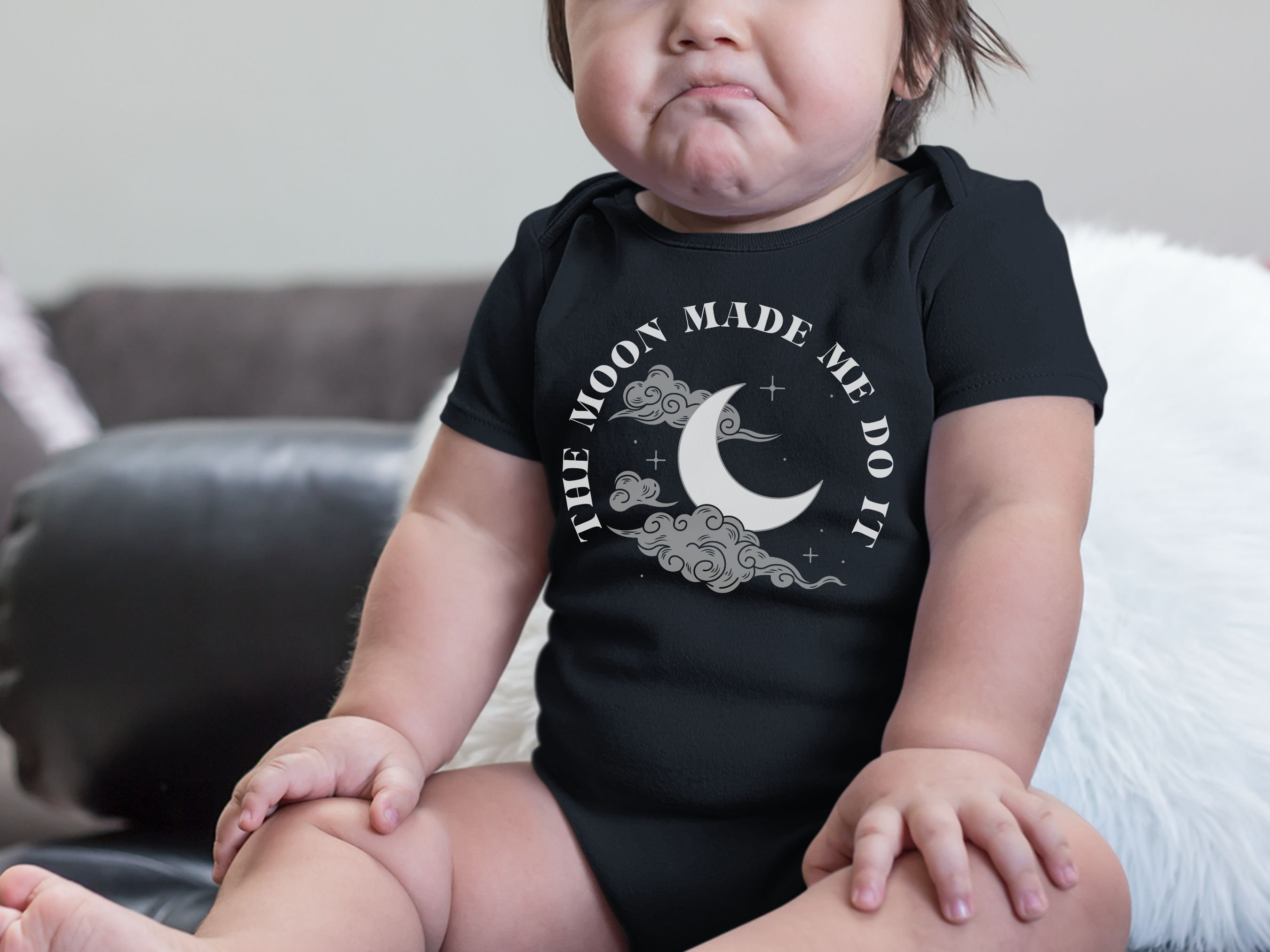 Goth Bodysuit Goth Baby Clothes Witchy Baby Baby Ghoul Punk Baby Gift ...