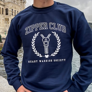 Zipper Club Sweatshirt, Vintage Varsity Open Heart Surgery Survivor ...