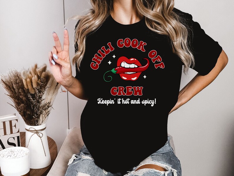 Chili Cook off Crew Tee, This is My Chili Cook off Shirt, Matching ...