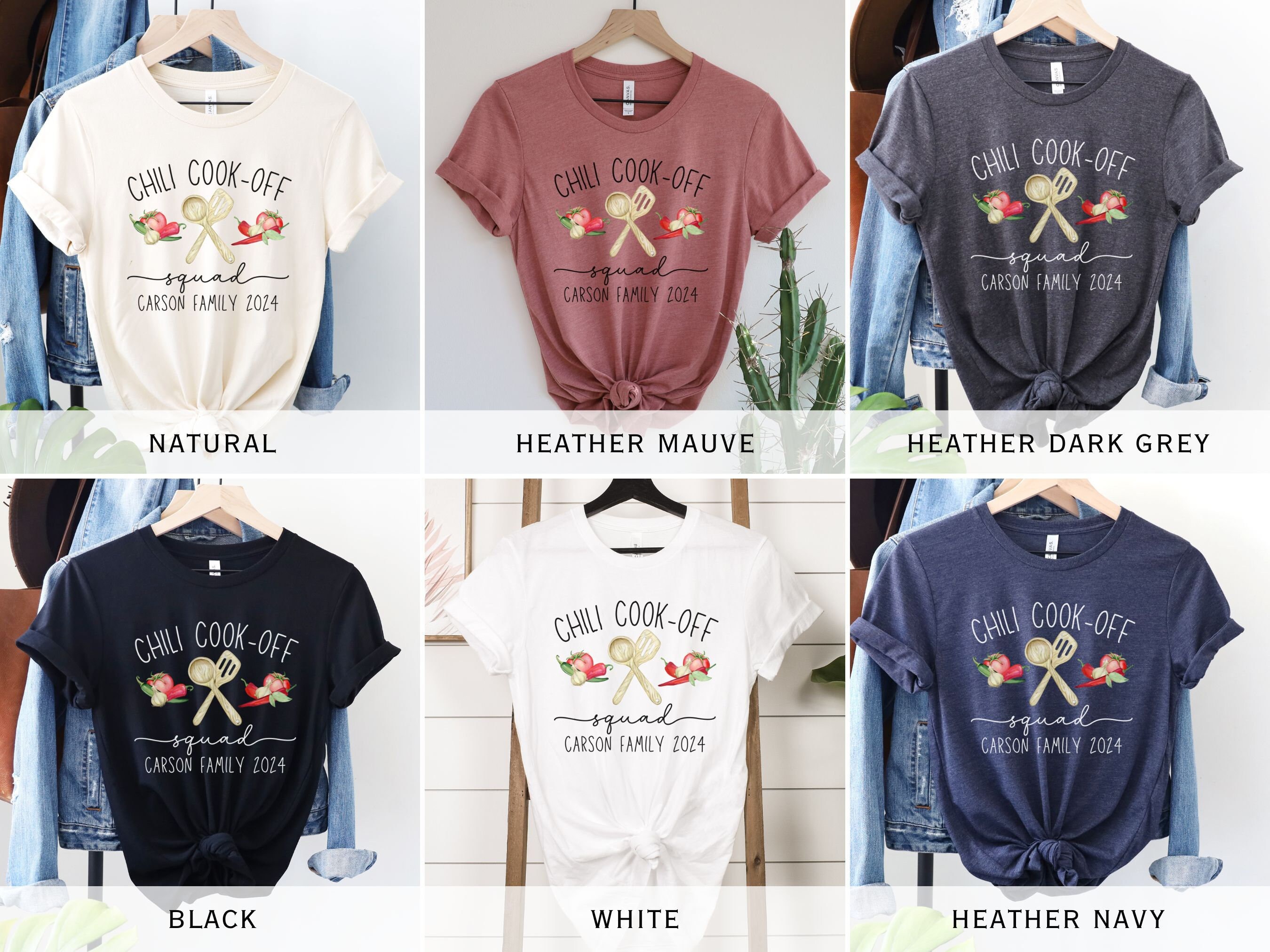 Chili Cook off Crew Tee, This is My Chili Cook off Shirt, Matching ...