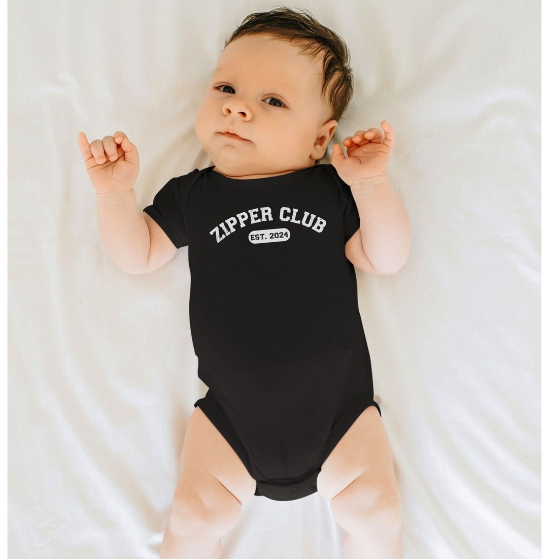 Zipper Club Baby Bodysuit, Open Heart Post Surgery Gift, Childhood ...