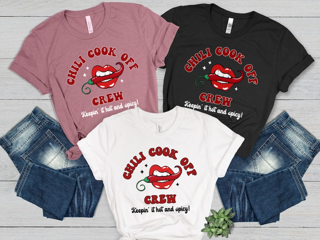 Chili Cook off Crew Tee, This is My Chili Cook off Shirt, Matching ...
