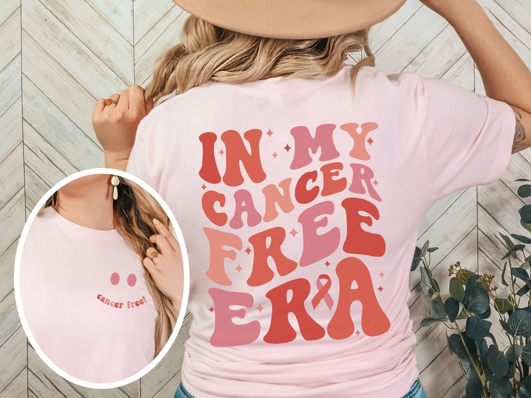 In My Cancer Free Era Shirt, Retro Breast Cancer Awareness Gift, Funny ...