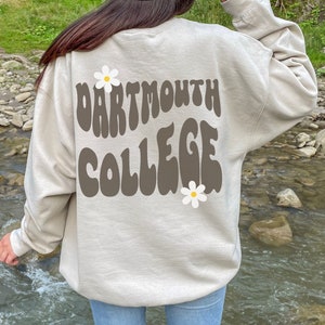 Custom College Sweatshirt, Retro Personalized University Crewneck, High ...