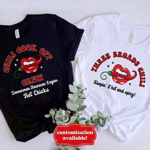 Chili Cook off Crew Tee, This is My Chili Cook off Shirt, Matching ...