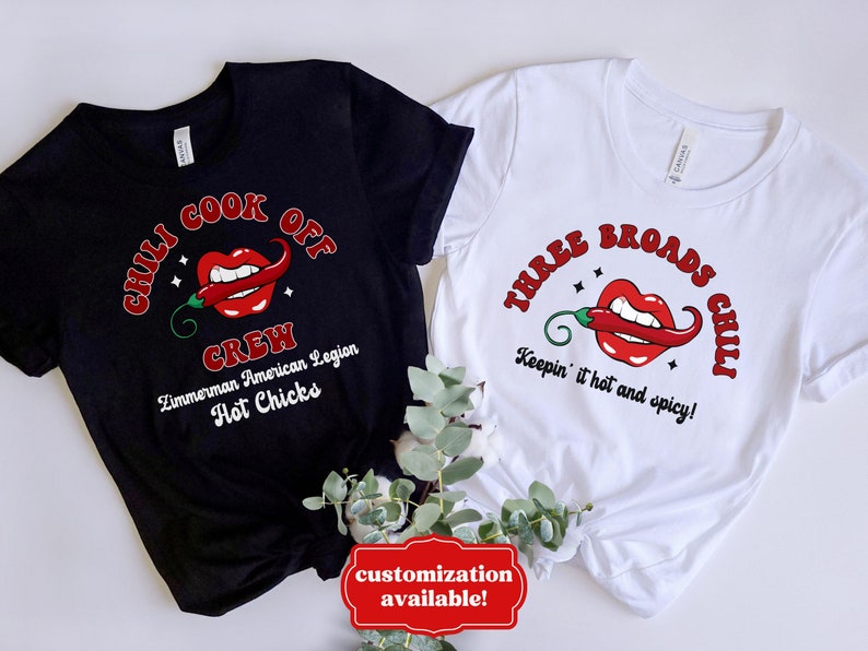 Chili Cook off Crew Tee, This is My Chili Cook off Shirt, Matching ...