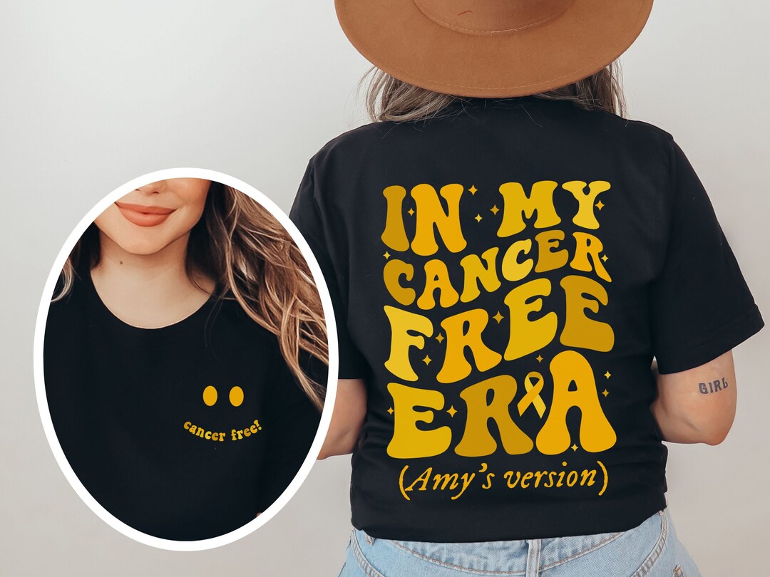 Personalized in My Era Cancer Free Shirt, Custom Retro Sarcoma Bone ...