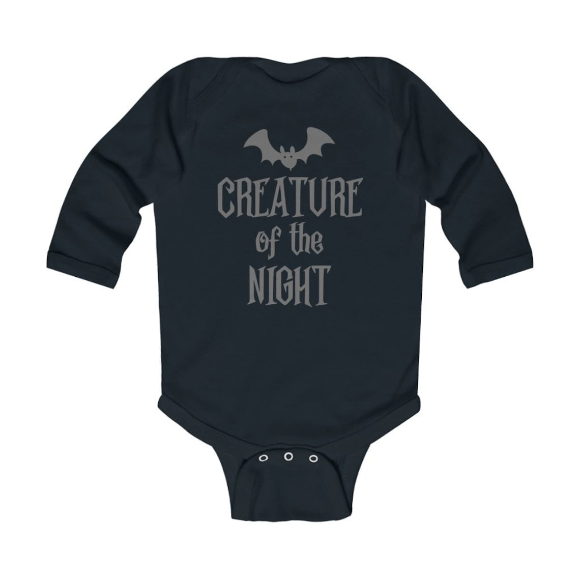 Goth Long Sleeve Bodysuit Goth Baby Clothes Baby Ghoul Punk - Etsy