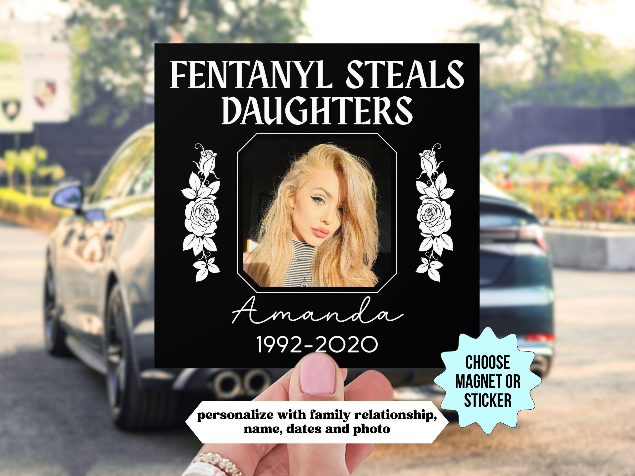 Personalized Fentanyl Steals Family Bumper Sticker/car Magnet, Fentanyl ...