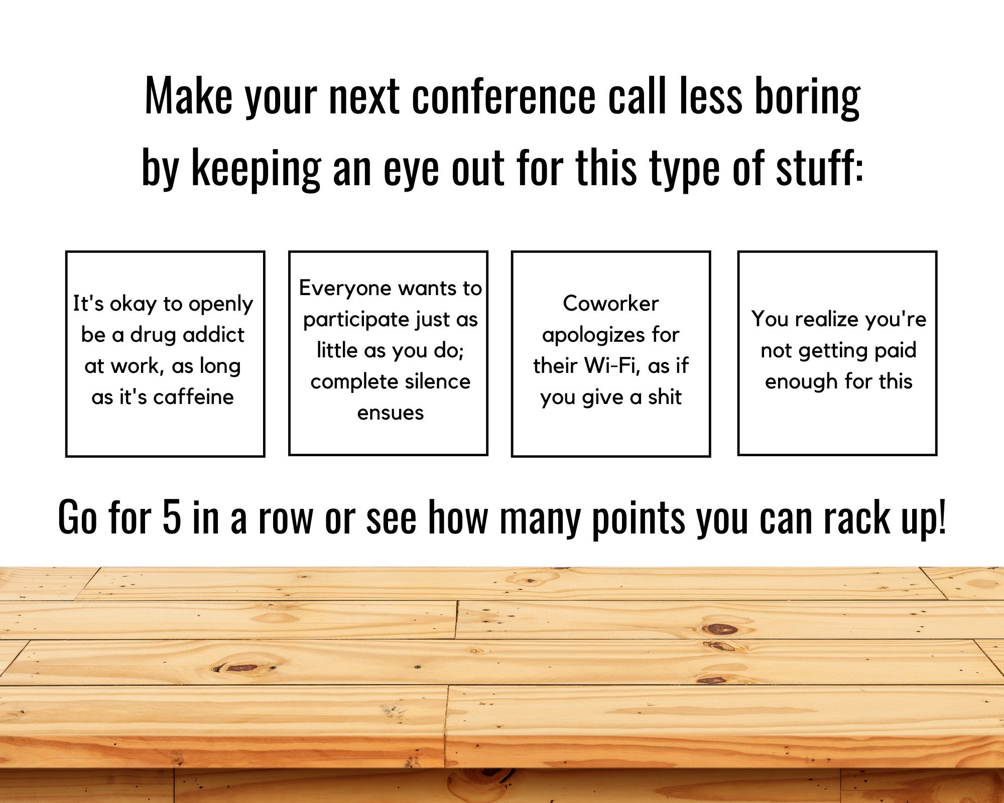 Boring Conference Call