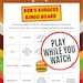 College Class Bingo Board | Printable Games | Zoom Learning Games ...