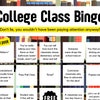 College Class Bingo Board | Printable Games | Zoom Learning Games ...