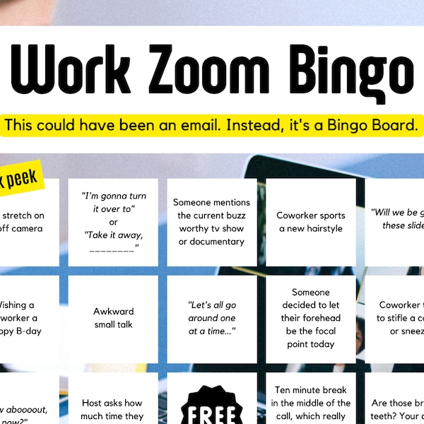 Conference Bingo - Etsy