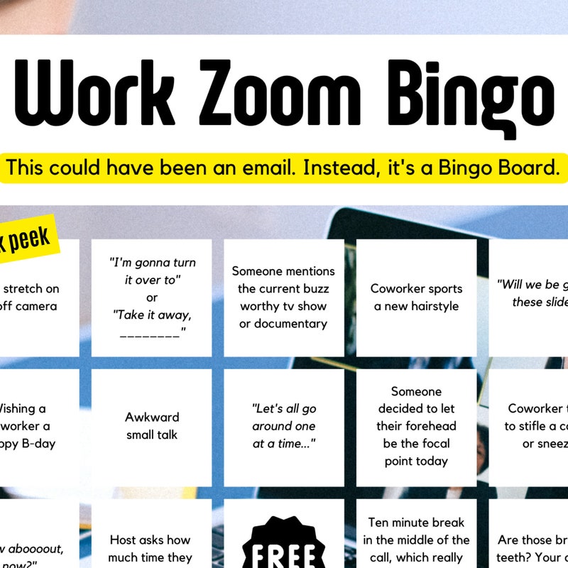 Games for Zoom - Etsy