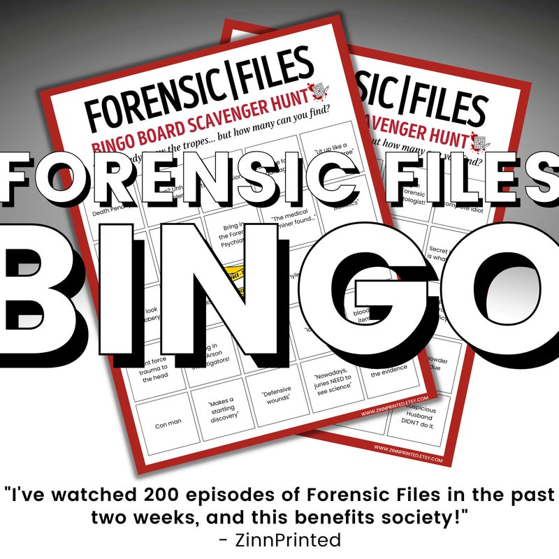 Forensic Files - Etsy
