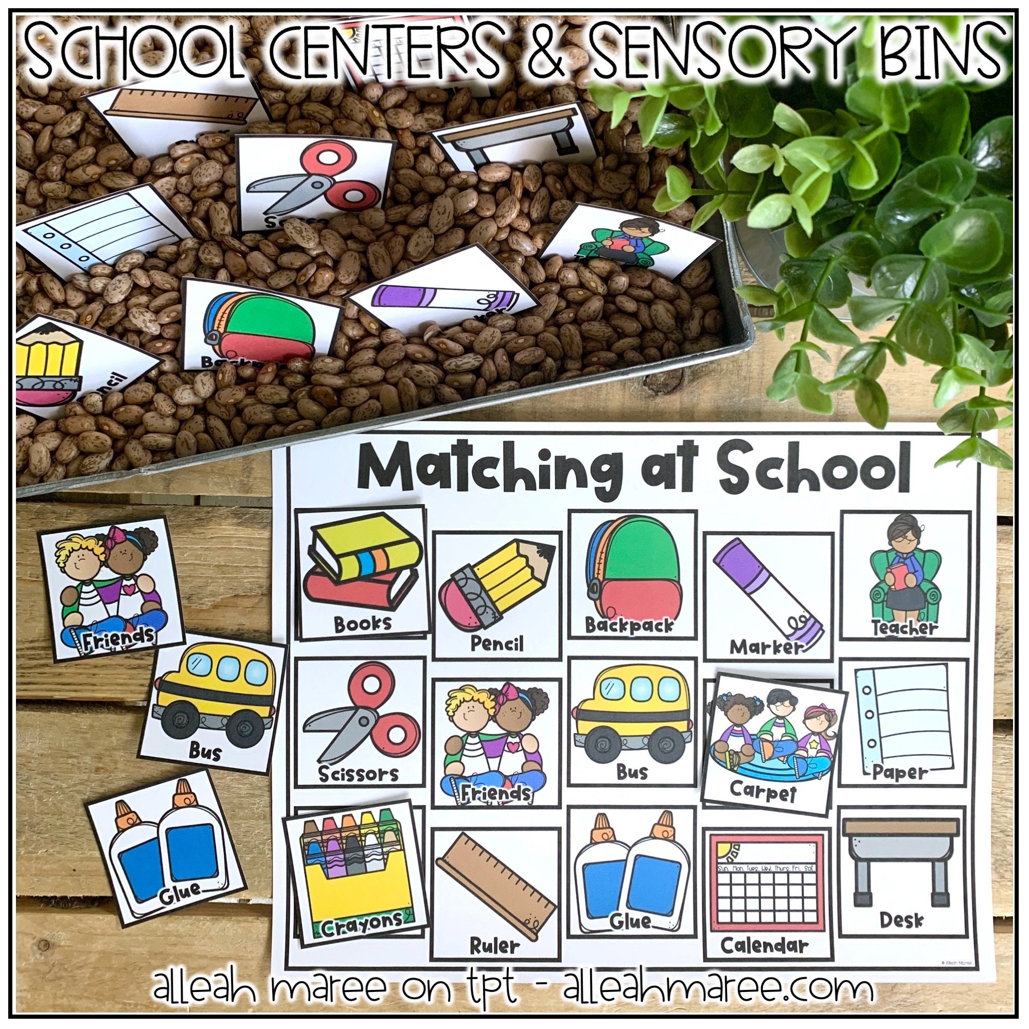 School Activities, Centers, and Sensory Bins - Toddlers and ...
