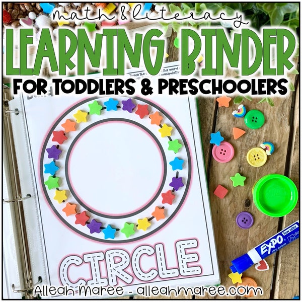 Preschool Learning Binder - Etsy