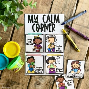 Calm Down Choice Boards and Calming Strategies Cards - Etsy