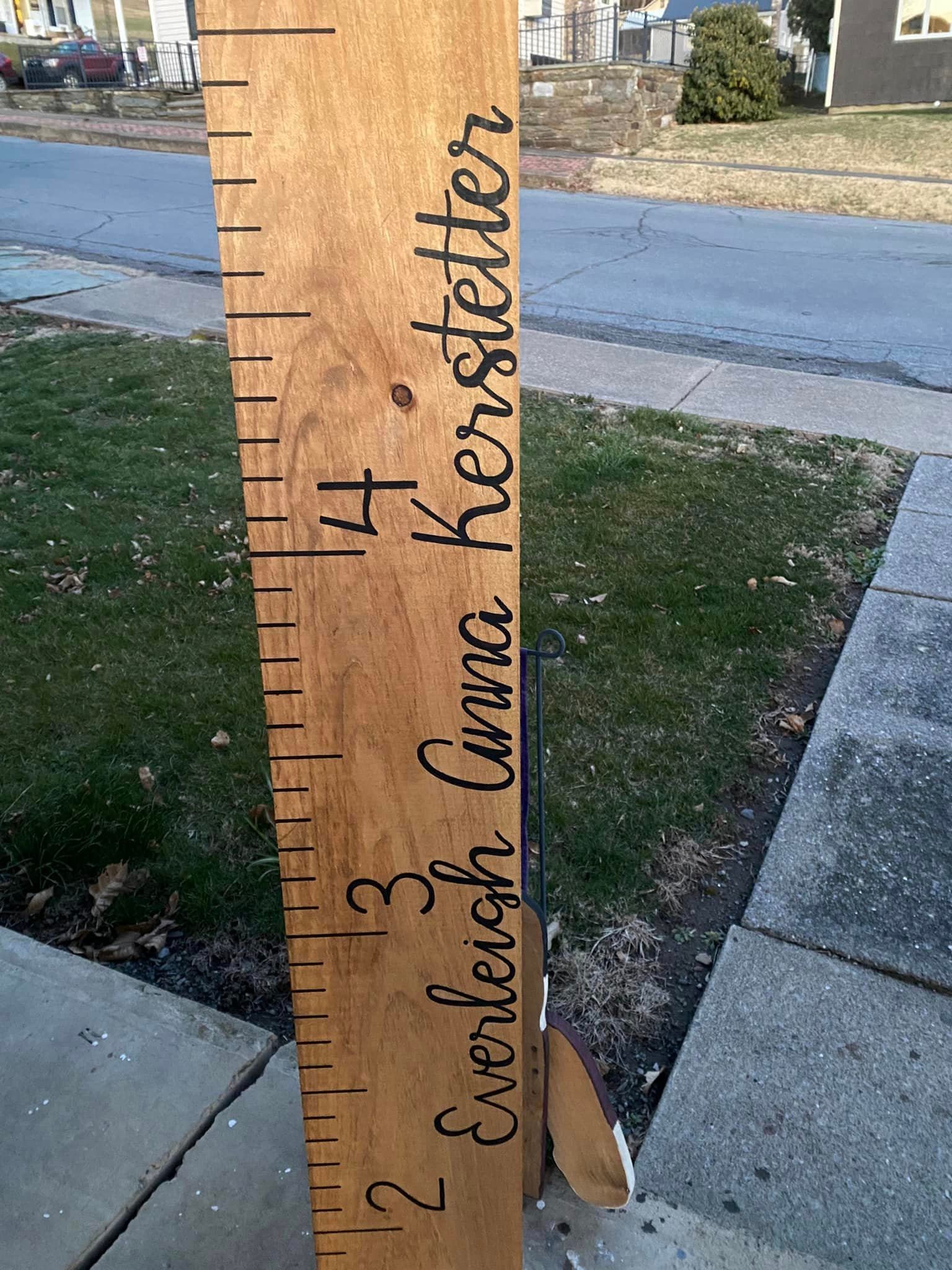 Custom Height Charts Baby Shower Gifts Height Charts for the Home ...